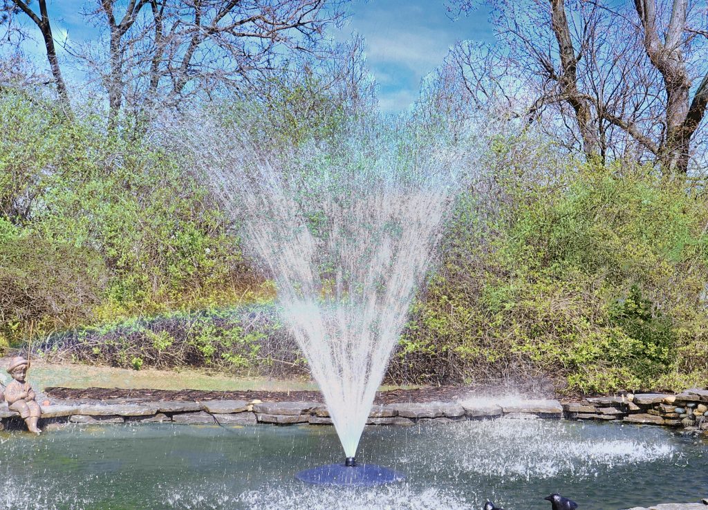 Pond Fountain with Lights, FF-100-Large6000 - Fountain Tech