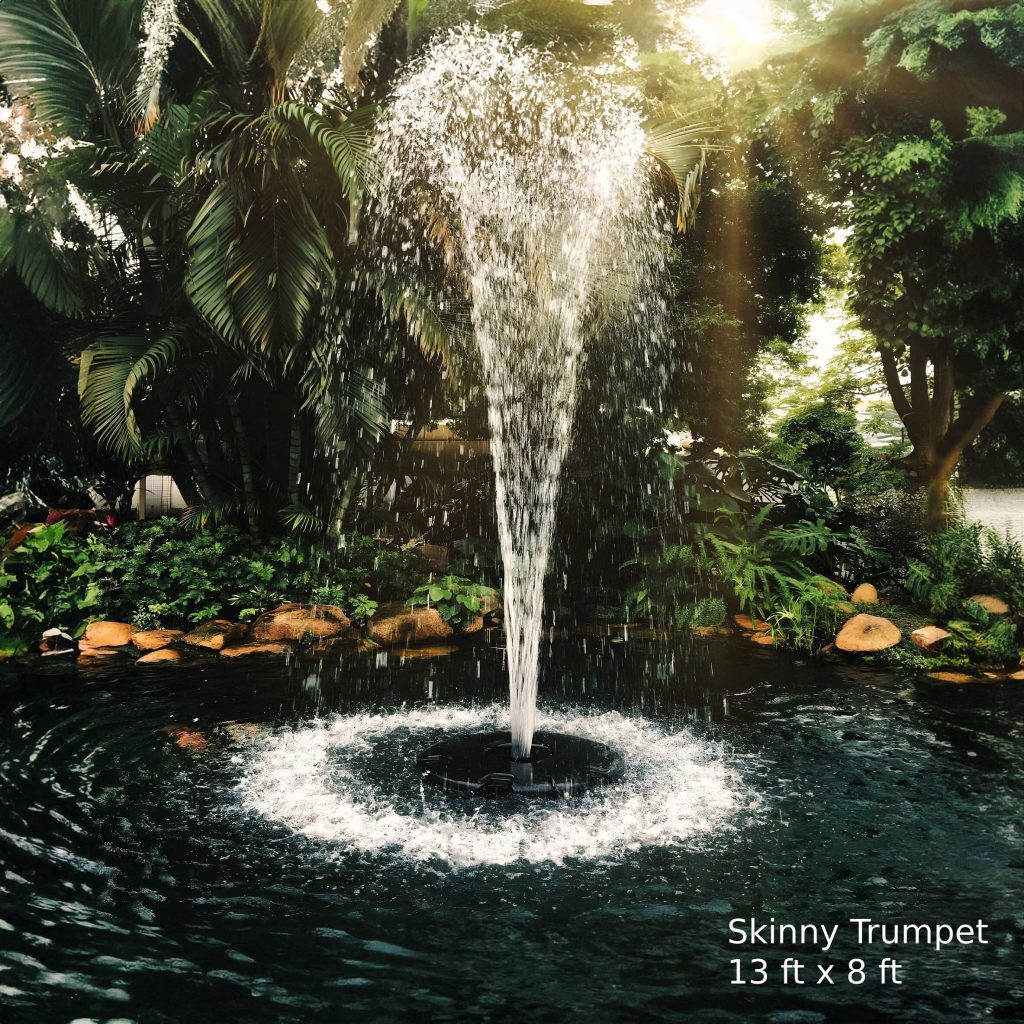 Stunning X-Large Pond Fountain with LED Lights & Remote Control